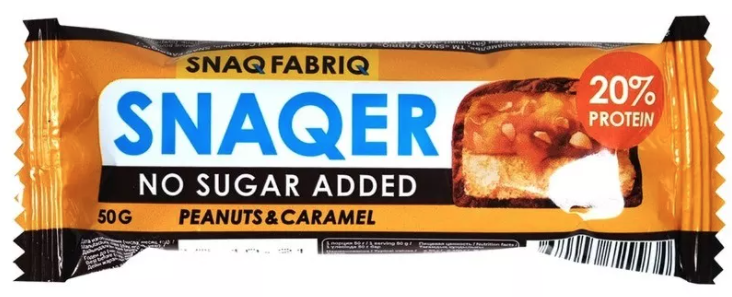 Snaq Fabriq - Батончик в шоколаде Snaqer, 50г (Батончики, печенье)